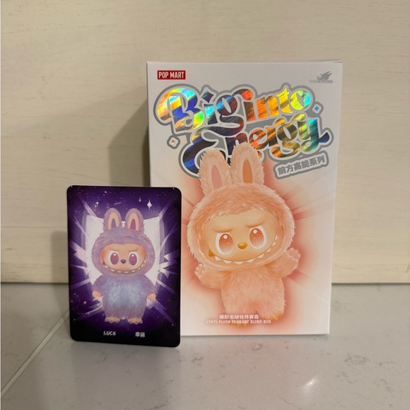 POP MART | Other | Labubu Monster Luck Big Into Energy Seriesvinyl ...